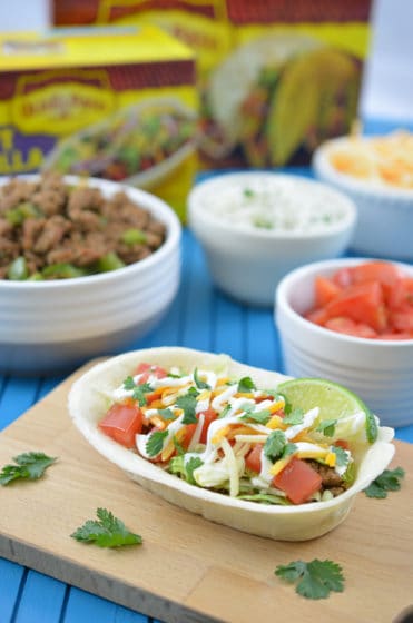 Turkey Taco Boats with Old El Paso – Domestic Dee