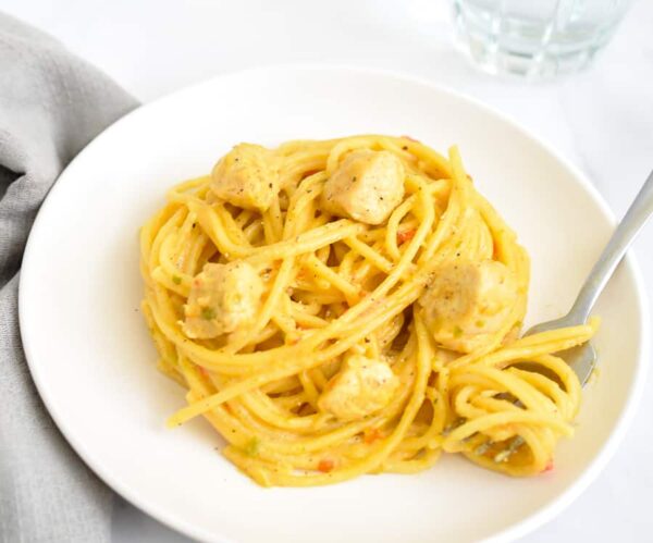 Instant Pot Chicken Spaghetti - Domestic Dee