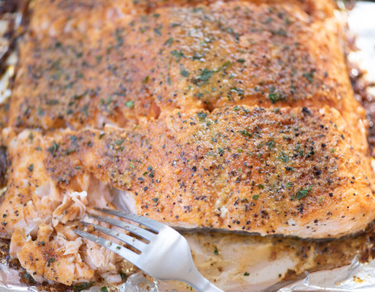 Baked Lemon Pepper Salmon – Domestic Dee